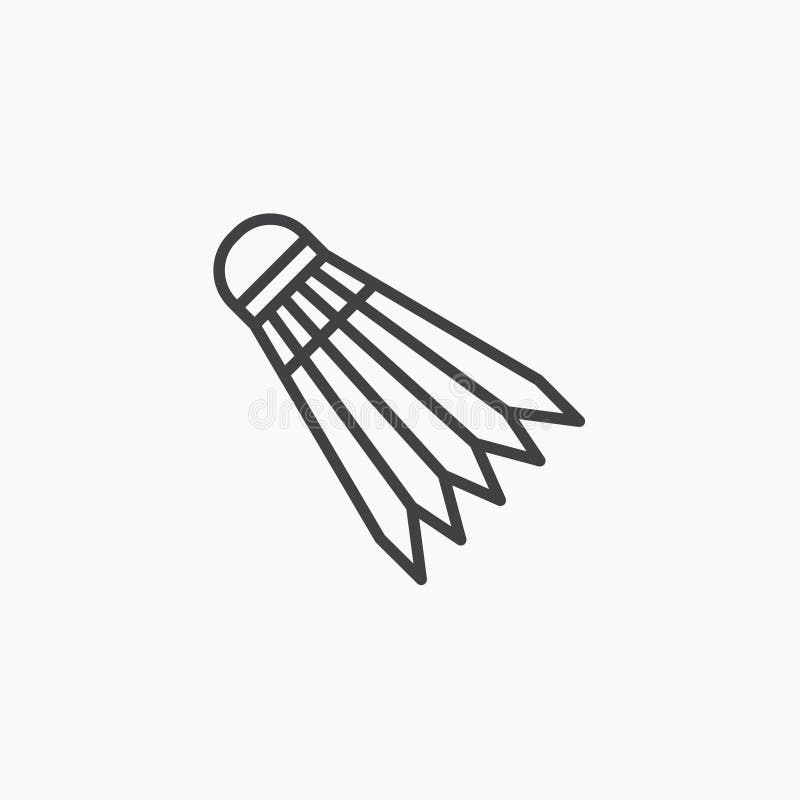 Shuttlecock icon stock vector. Illustration of vector - 331973452