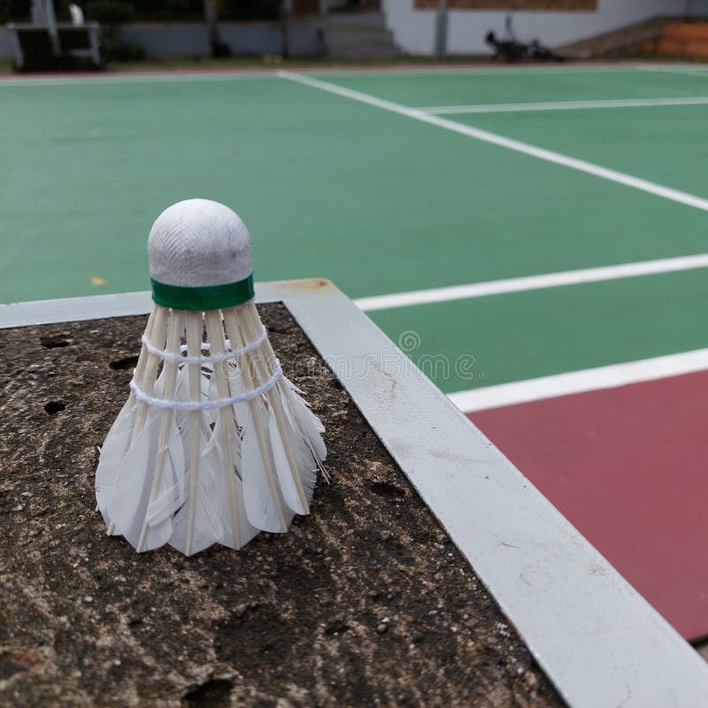 Shuttlecock Ready for Badminton Matches Stock Photo - Image of wood ...