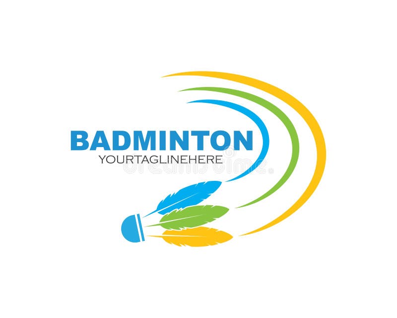 Shuttlecock Vector Icon Logo Illustration Design Stock Vector ...