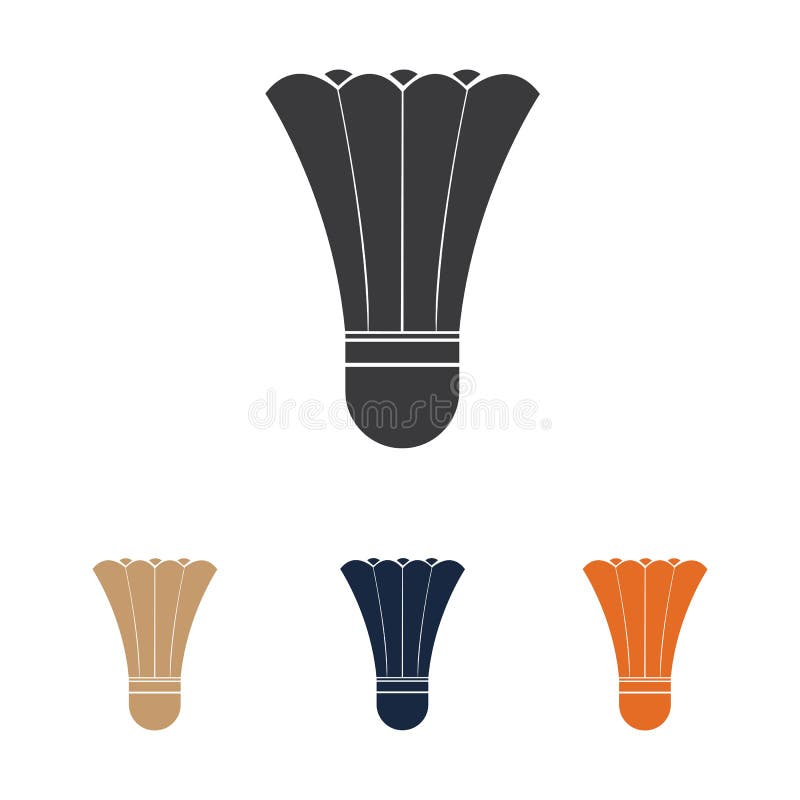 Shuttlecock stock vector. Illustration of match, adult - 153185698