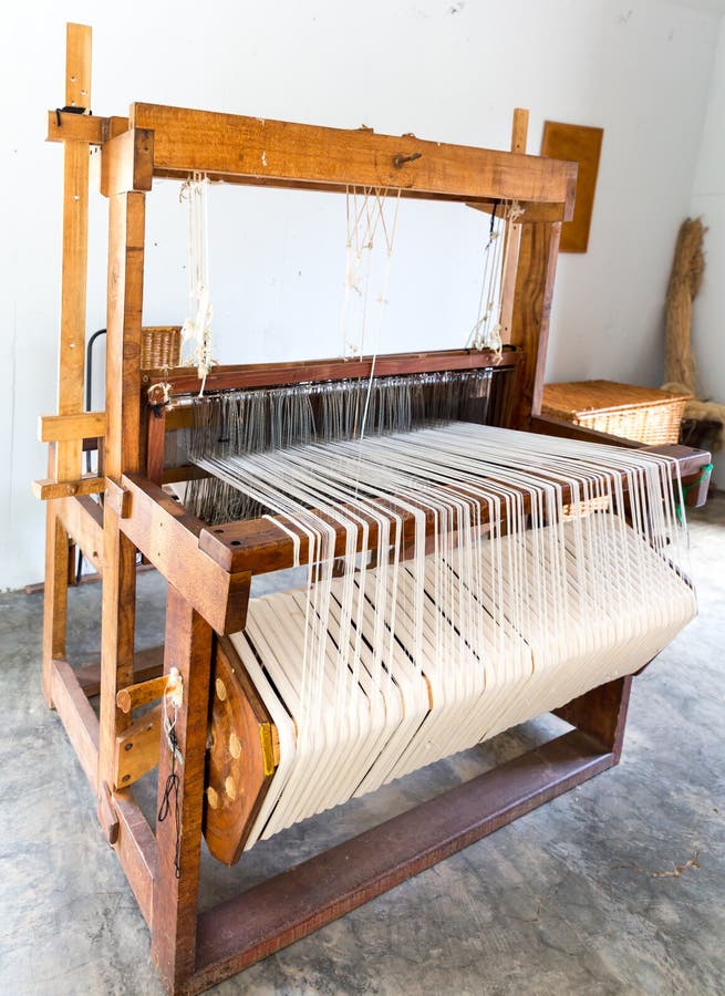 Shuttleless loom stock image. Image of handwork, manual - 59973273