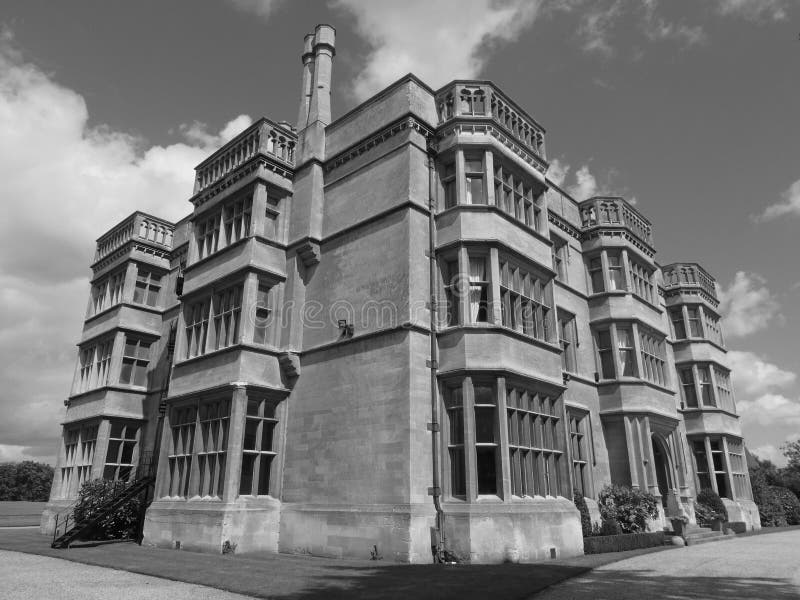 Shuttleworth House in the Sun Stock Image - Image of house, england ...