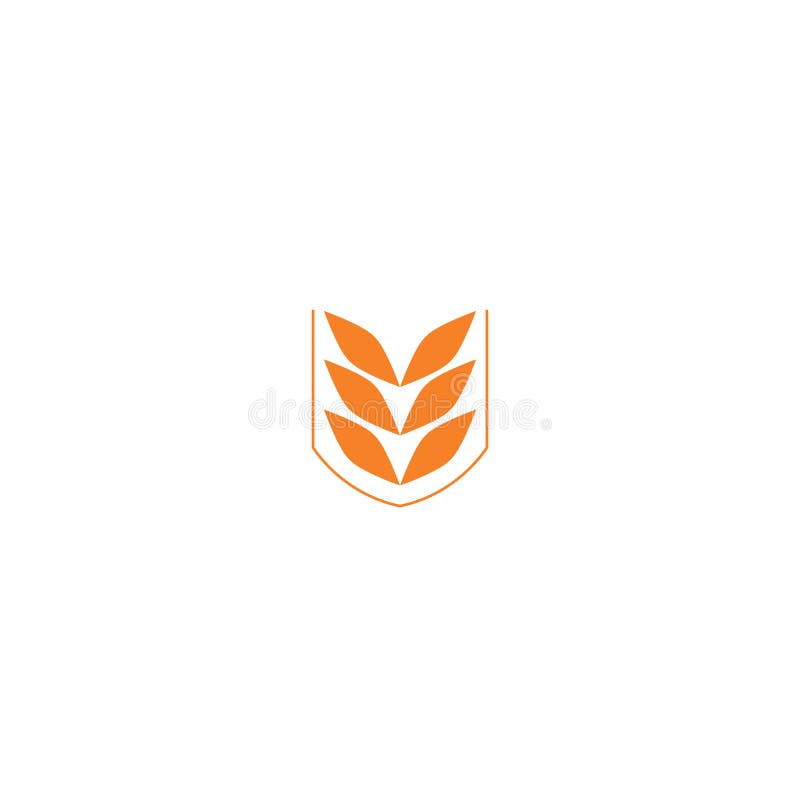 Wheat Shield stock vector. Illustration of insignia, grain - 24319570