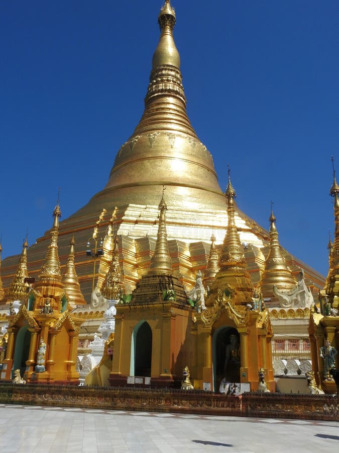 Shwedagon Pagoda, Yangon, Yangon, Myanmar, Burma Stock Image - Image of shwedagon, dusk: 357718613