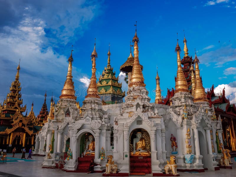 Shwedagon-Pagode-Yangon-Myanmar Redaktionelles Bild - Bild von asien ...