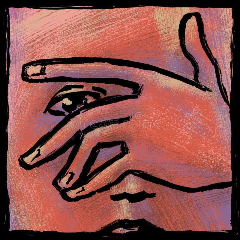 Shy stock illustration. Illustration of icon, square - 22749406