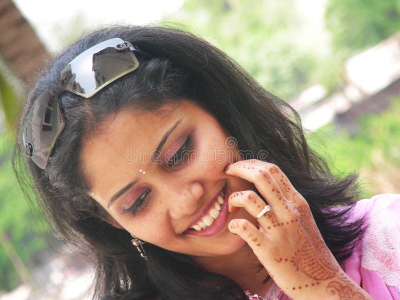 Shy Gal stock image. Image of expressions, style, indian - 5434405
