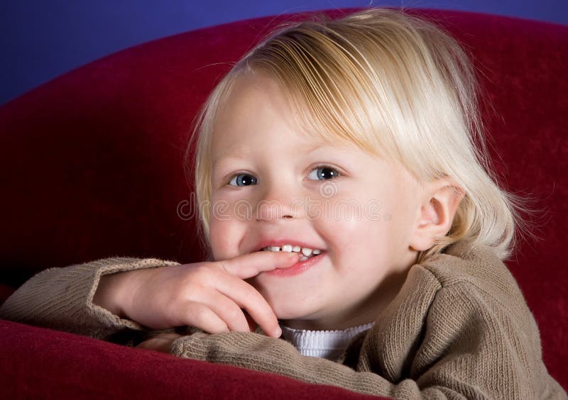 Shy smile stock photo. Image of laughing, children, happy - 4531210