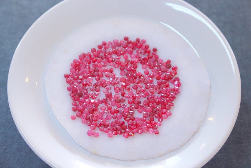 Siam ruby gemstone stock image. Image of ruby, gemstone - 60775527