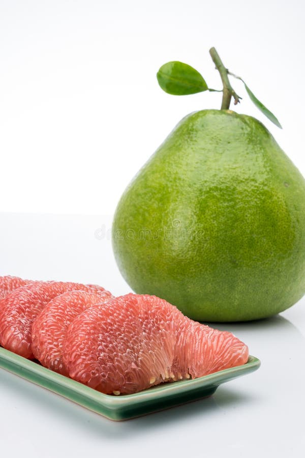 Siam Ruby Pomelo Fruit stock image. Image of isolated - 76466193