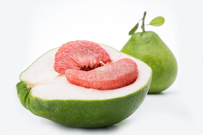 Siam Ruby Pomelo Fruit stock photo. Image of studio, fruit - 76466436