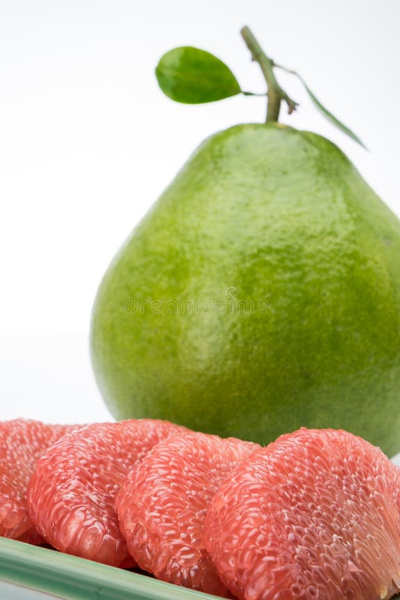 Siam Ruby Pomelo Fruit stock photo. Image of object, ripe - 76466458
