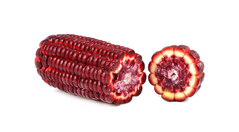 Siam Ruby Queen or Red Corn of Thailand Stock Photo - Image of food ...