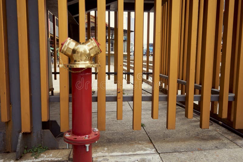 Siamese connection stock photo. Image of room, department - 269929078