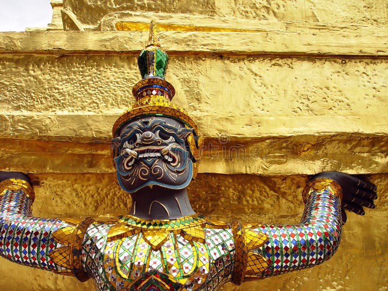 Siamese statue stock image. Image of east, carry, decoration - 5741813