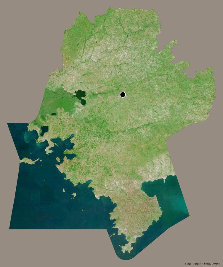 Siaya County Republic of Kenya, Nyanza Province Map Vector Illustration ...