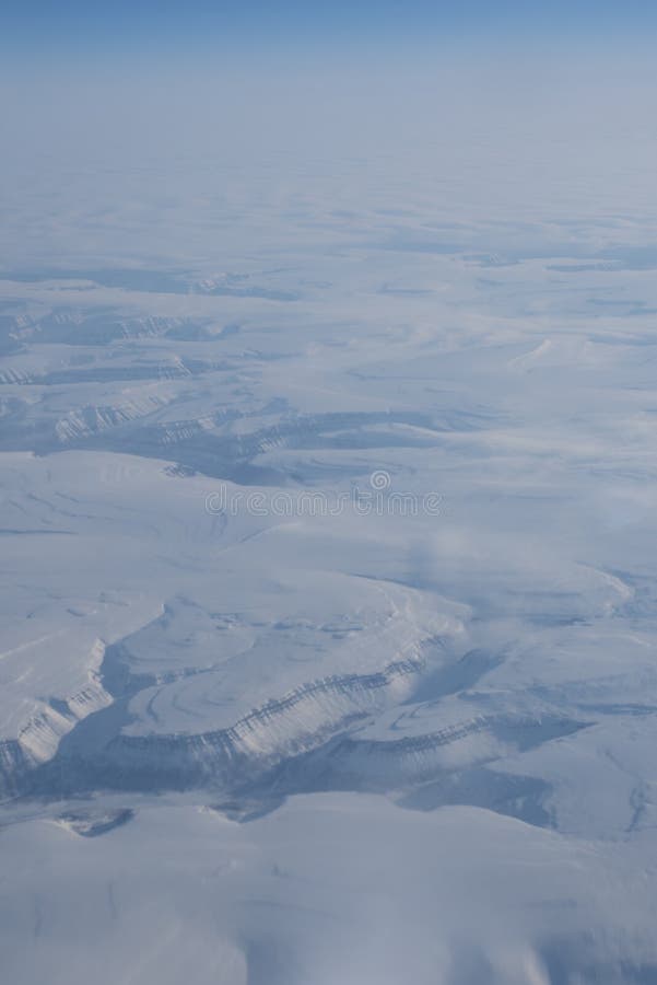 Siberian Ice Sheet Seen from Above Stock Image - Image of frozen ...