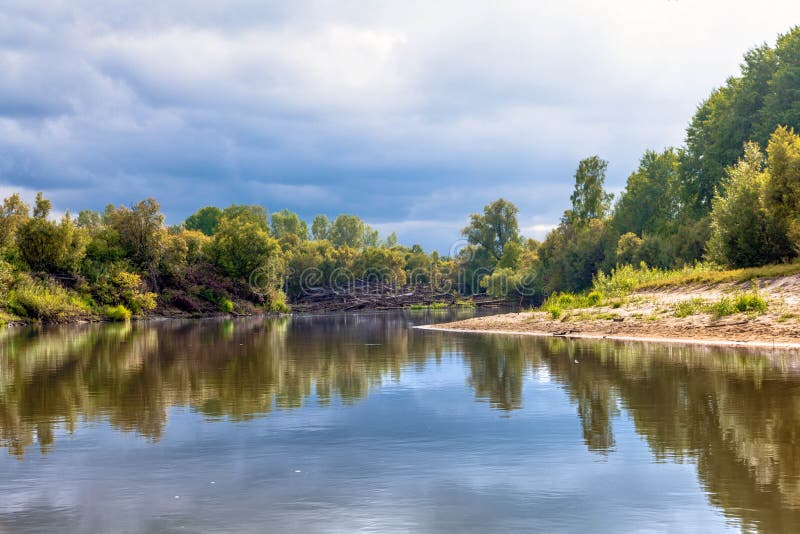 Siberian landscape stock image. Image of field, horizon - 18947539