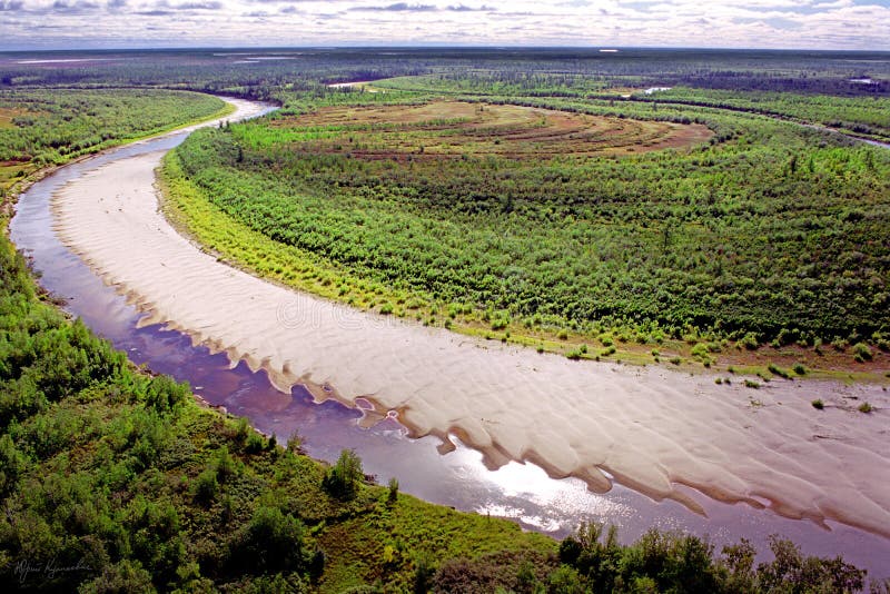 Siberian river stock image. Image of plain, creek, area - 11598359