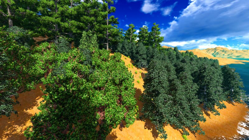 Siberian taiga stock photo. Image of forest, panoramic - 44700702