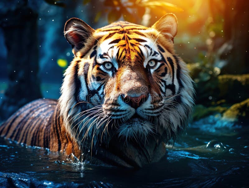 Siberian tiger stock illustration. Illustration of beautiful - 293680552