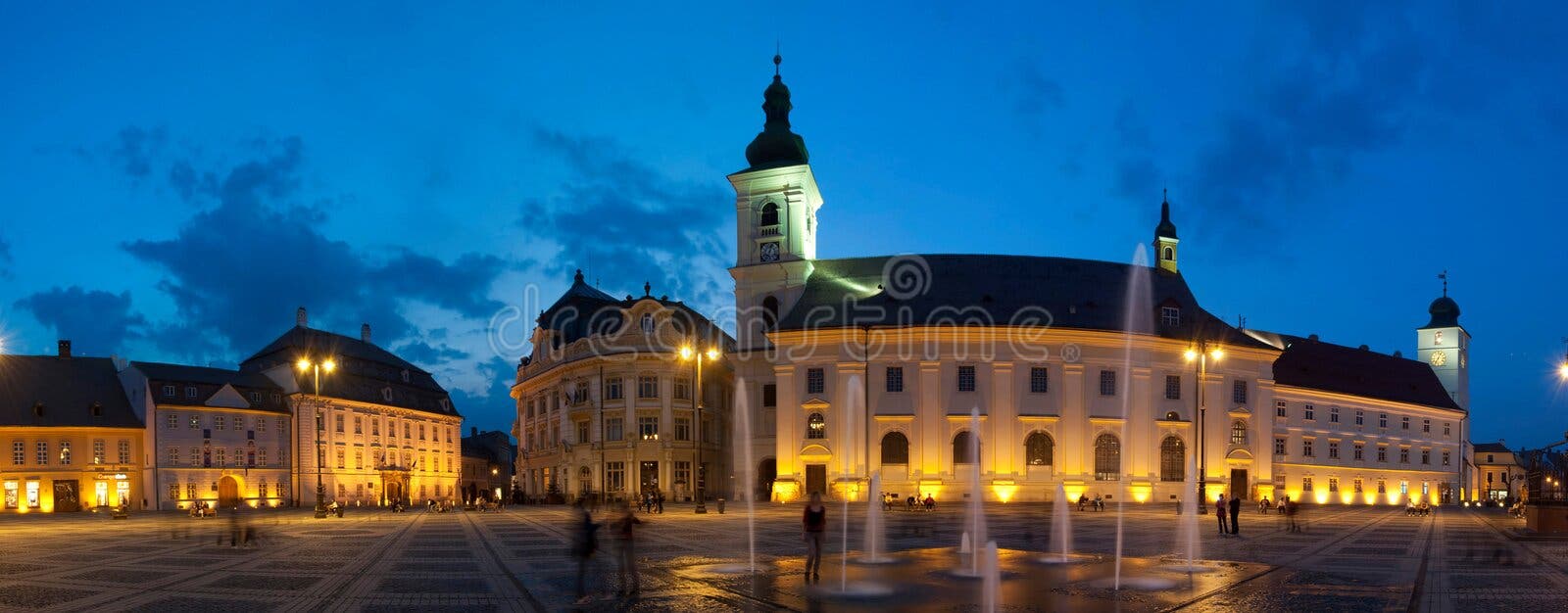 Sibiu old town stock photo. Image of architecture, horizon - 22727276