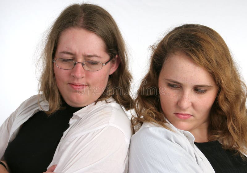 Sibling Rivalry stock image. Image of attractive, annoyed - 271853