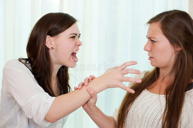 Siblings fighting stock photo. Image of emotional, family - 25437598