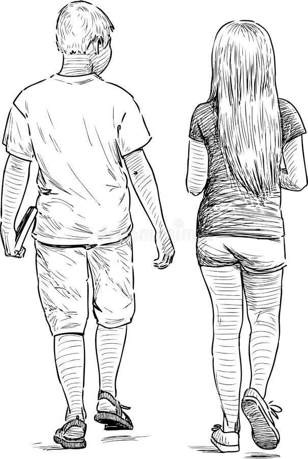 Siblings stock vector. Illustration of siblings, girl - 44260460