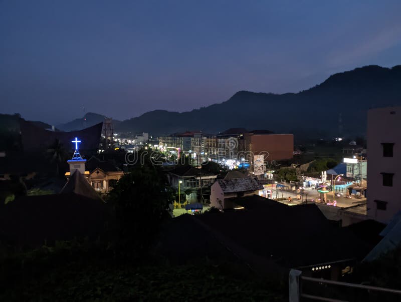 Sibolga City View - North Sumatera Indonesia Stock Photo - Image of ...
