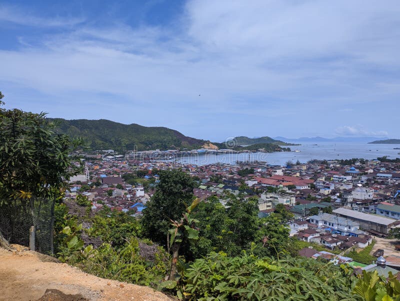 Sibolga City View - North Sumatera Indonesia Stock Photo - Image of ...