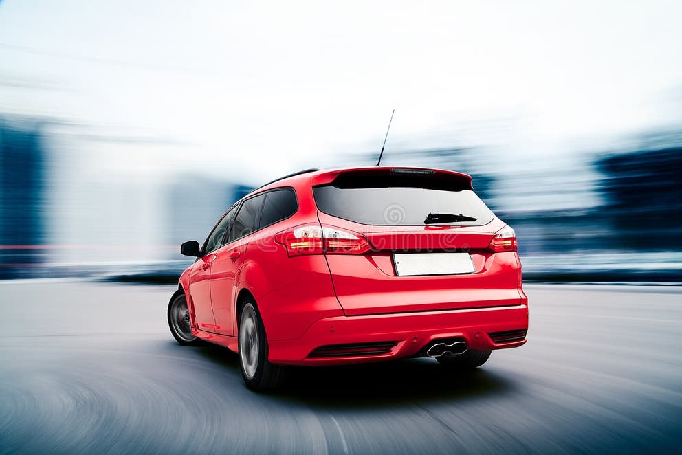 Sich Schnell Bewegende Autowinterversion Stockbild - Bild von anlage ...