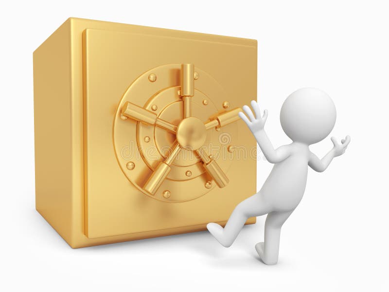 Sicher stock abbildung. Illustration von leitprogramm - 30989439