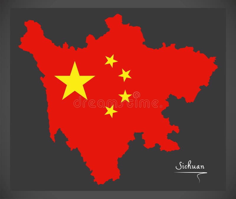Chinese Flag Country Map Stock Illustrations – 4,336 Chinese Flag ...