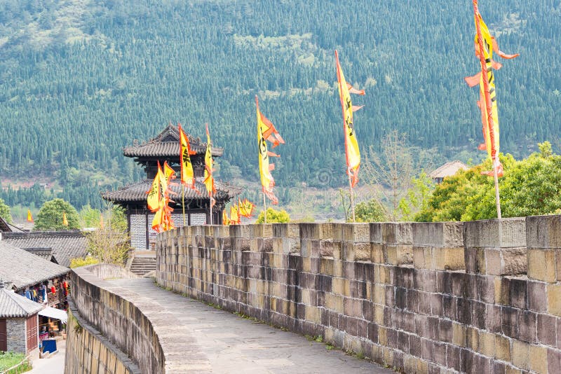 City Wall of Zhaohua Ancient Town. a Famous Historic Site in Guangyuan ... City Wall of Zhaohua Ancient Town. a Famous Historic Site in Guangyuan ...