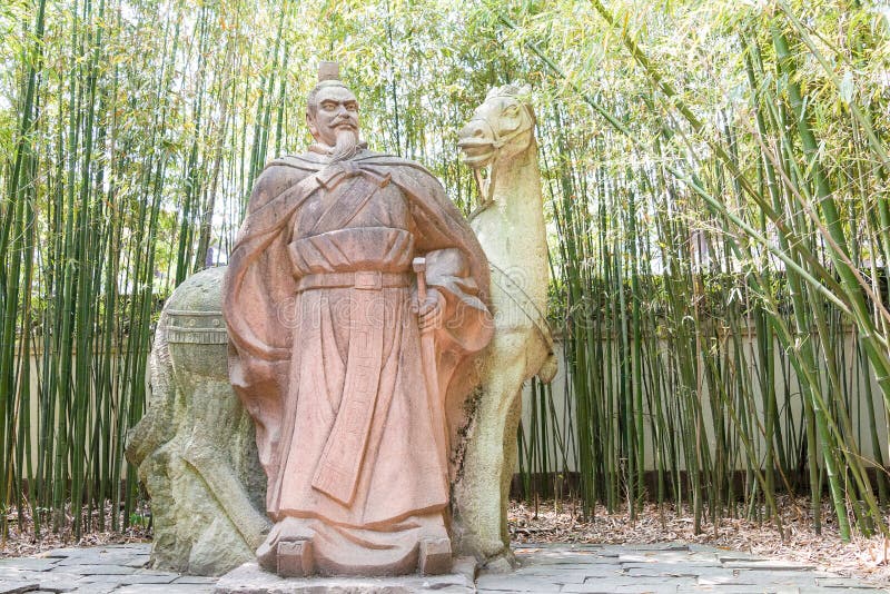 Liu Bei Statue at Zhaohua Ancient Town. a Famous Historic Site in ... Liu Bei Statue at Zhaohua Ancient Town. a Famous Historic Site in ...