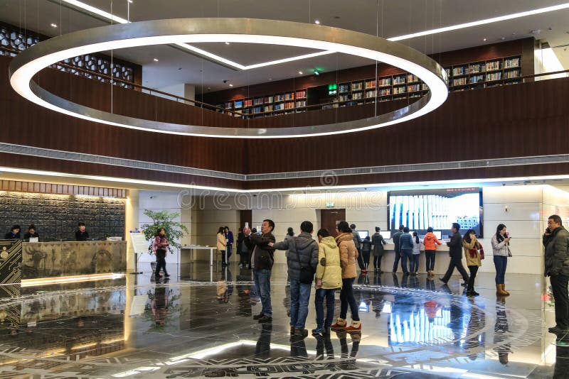 Sichuan Library in Chengdu,china Editorial Photography - Image of ...