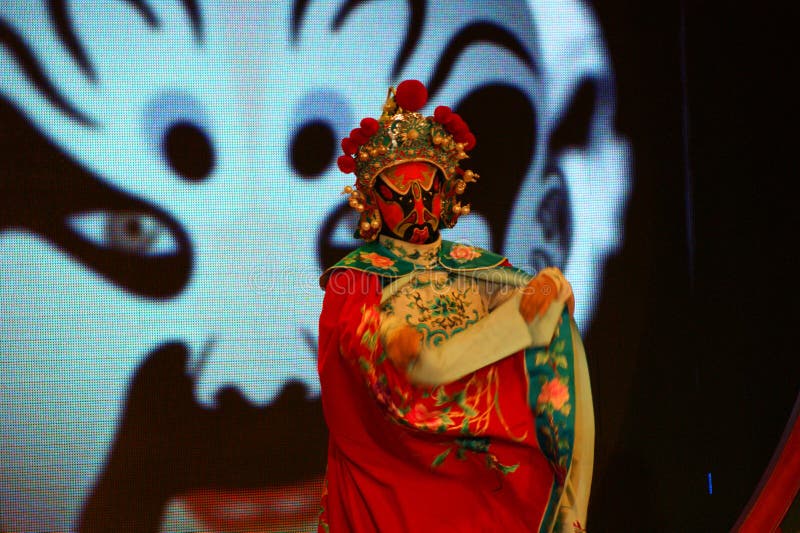 Sichuan Opera Arts in China: Change the Face Editorial Stock Image ...
