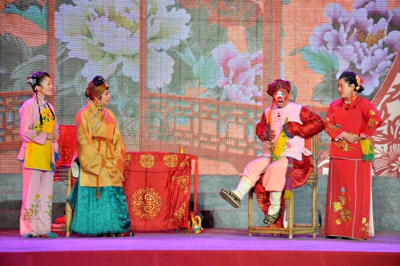 Sichuanese Opera Performance on Lantern Festival Editorial Image ...