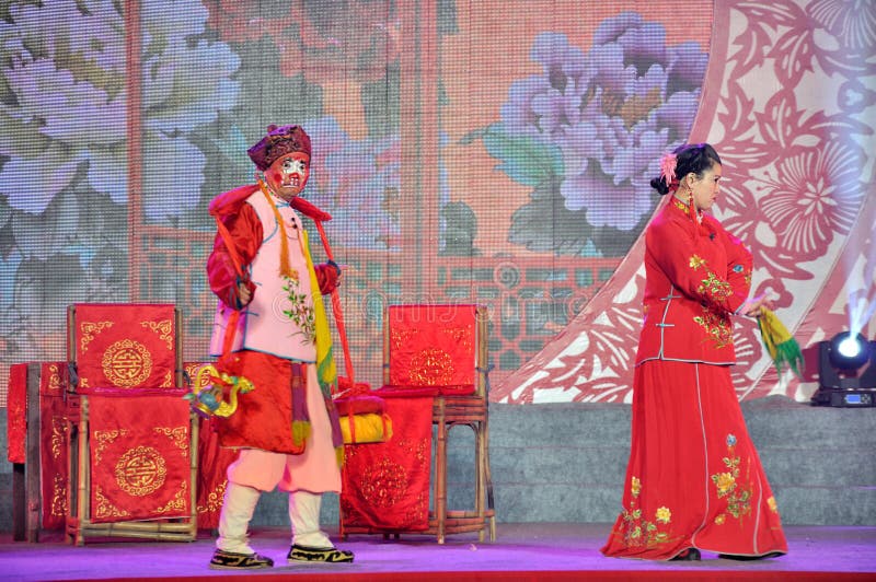 Sichuanese Opera Performance on Lantern Festival Editorial Image ...