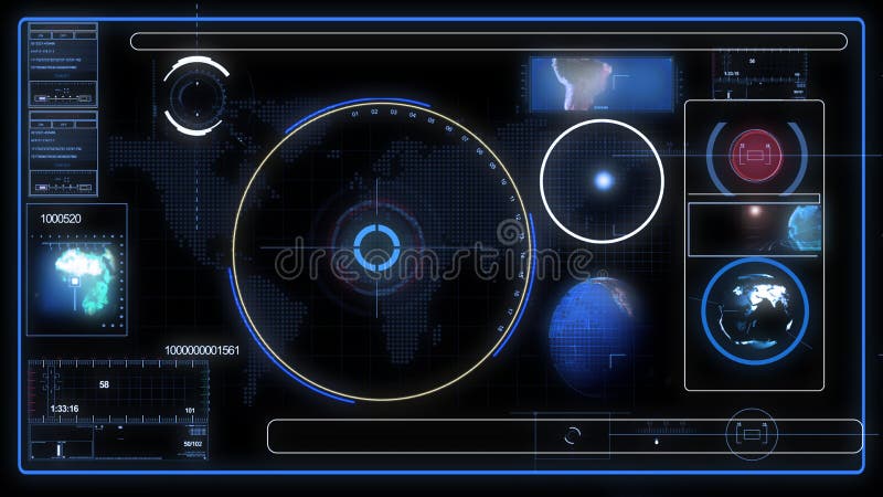 SICIFI Hud control panel stock illustration. Illustration of panel ...
