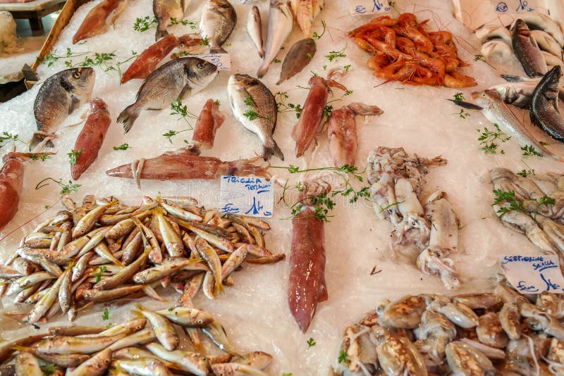 Sicilian Fish Market Palermo Italy Stock Photo - Image of sicilia ...
