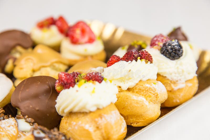 Sicilian Pastry on Rectangular Tray Stock Photo - Image of sicily ...