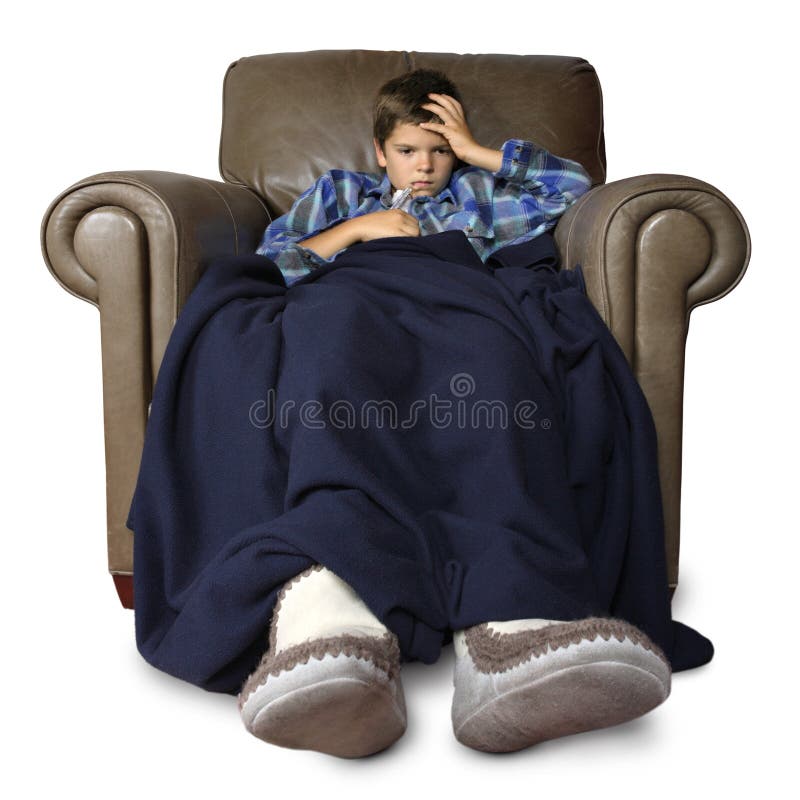 Sick with a cold or flu stock image. Image of patient - 6851611