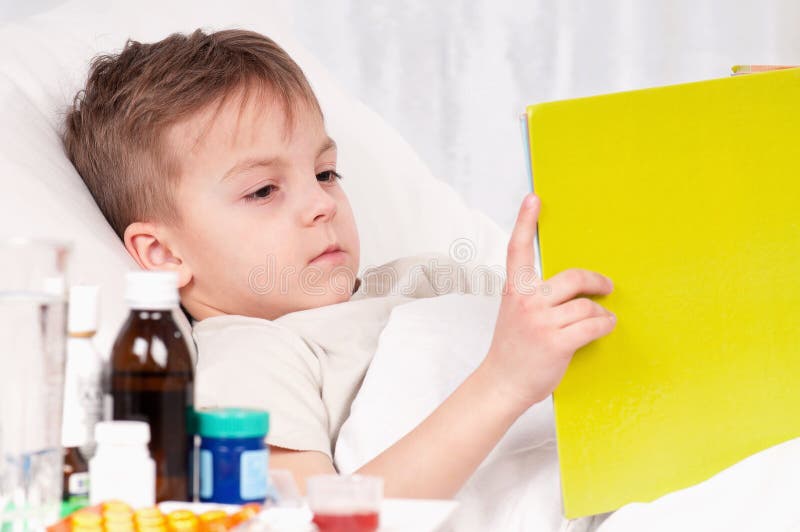Sick boy stock photo. Image of patient, caucasian, fever - 18938514