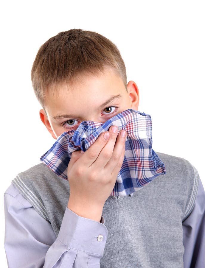 Sick Boy stock image. Image of cold, face, handsome, sick - 35377657