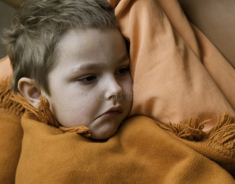 The sick child stock image. Image of grief, despair, child - 12696739