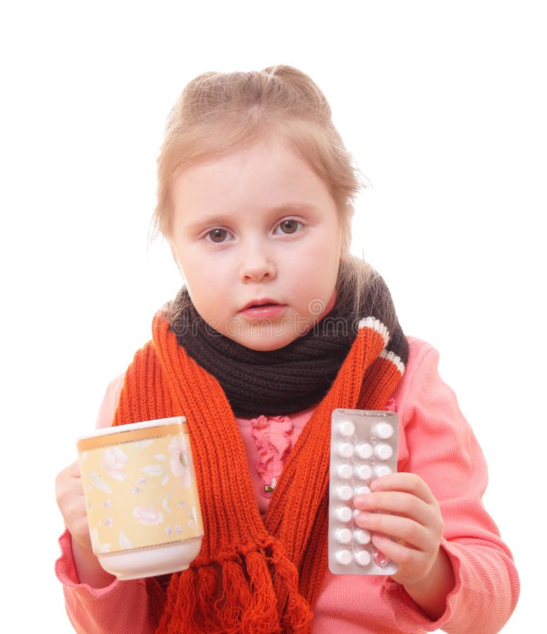 Sick child stock image. Image of white, risk, pills, doctor - 13640877