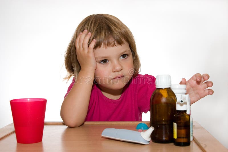 Sick child stock image. Image of poor, medicated, sick - 3147151