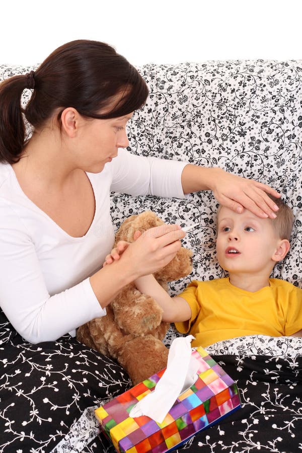 Sick child stock image. Image of season, preschooler, sick - 4087593